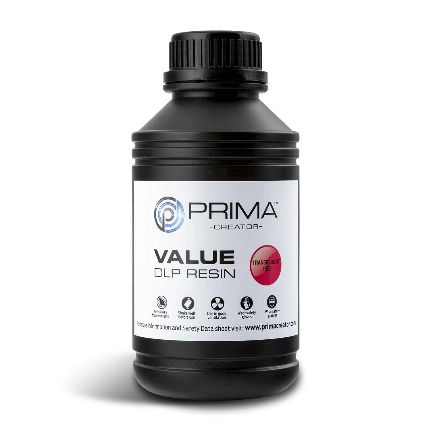 PrimaCreator-Value-UV 500ml rouge transparent - Votre spécialiste en ...